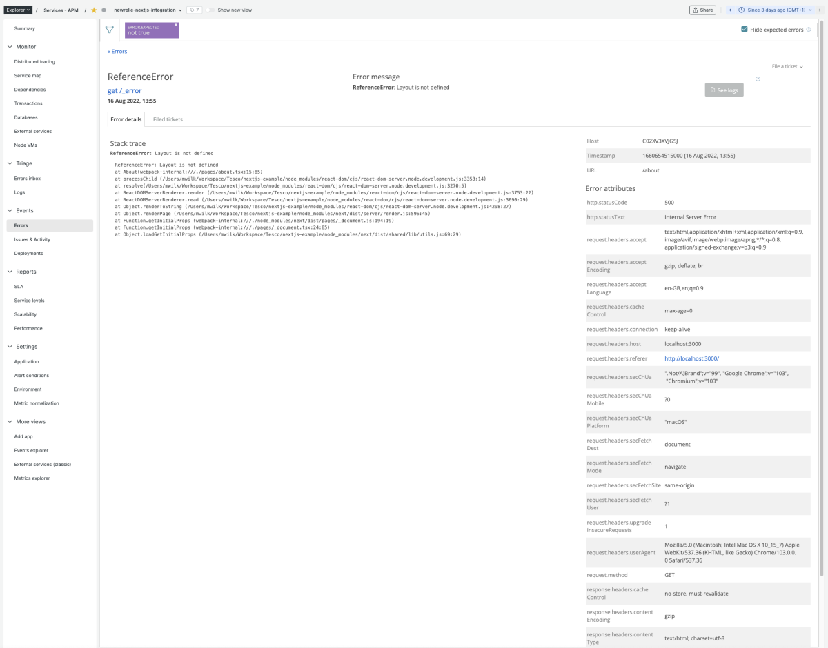 How To Monitor A Nextjs Application New Relic