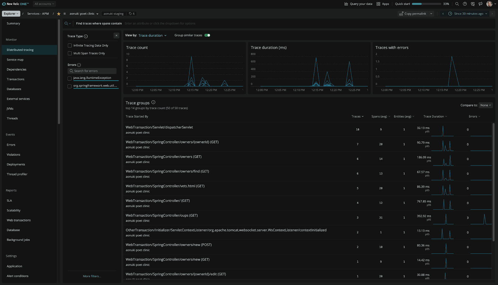 Add Observability to Your Azure Spring Cloud Apps | New Relic