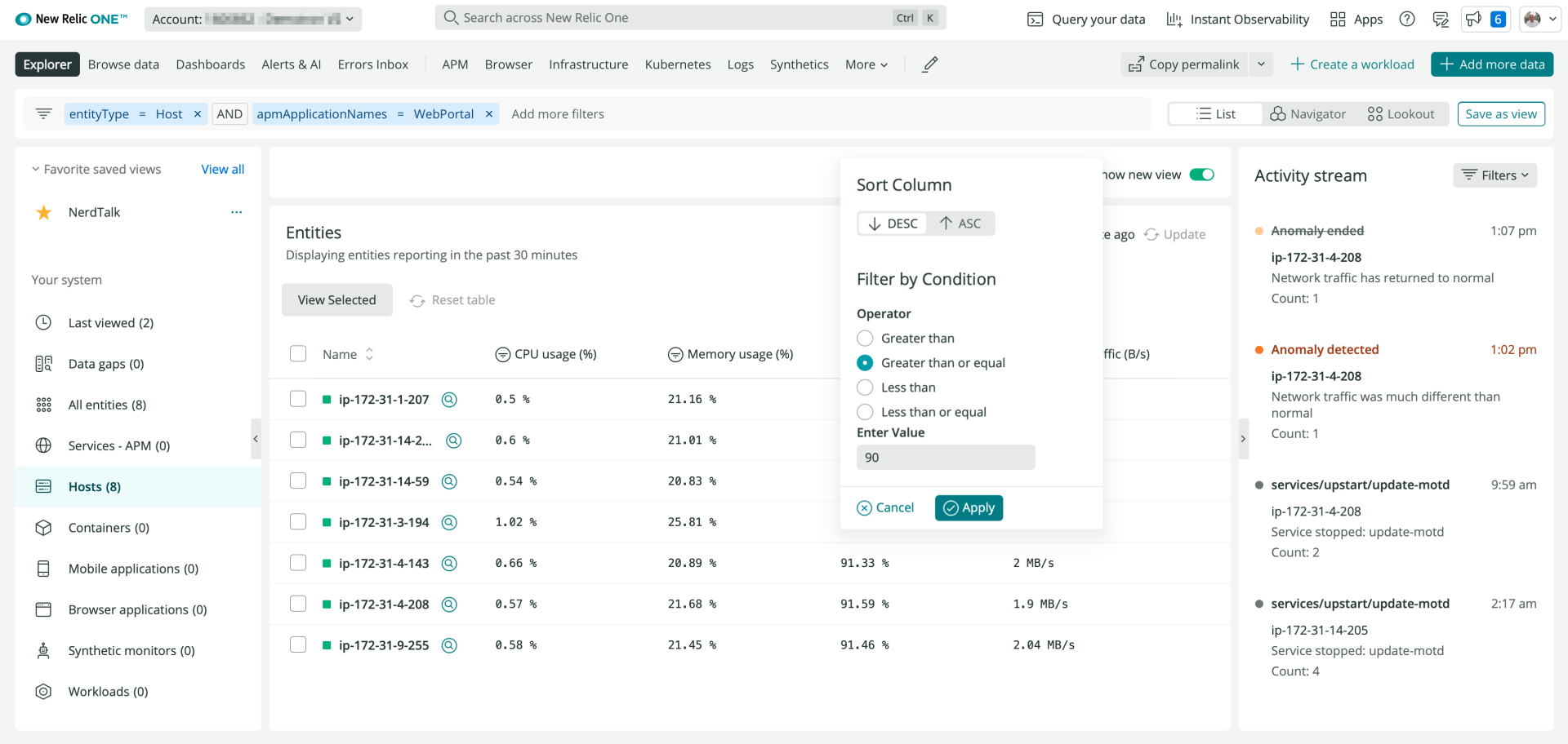 Infrastructure Monitoring UI for Faster Troubleshooting | New Relic