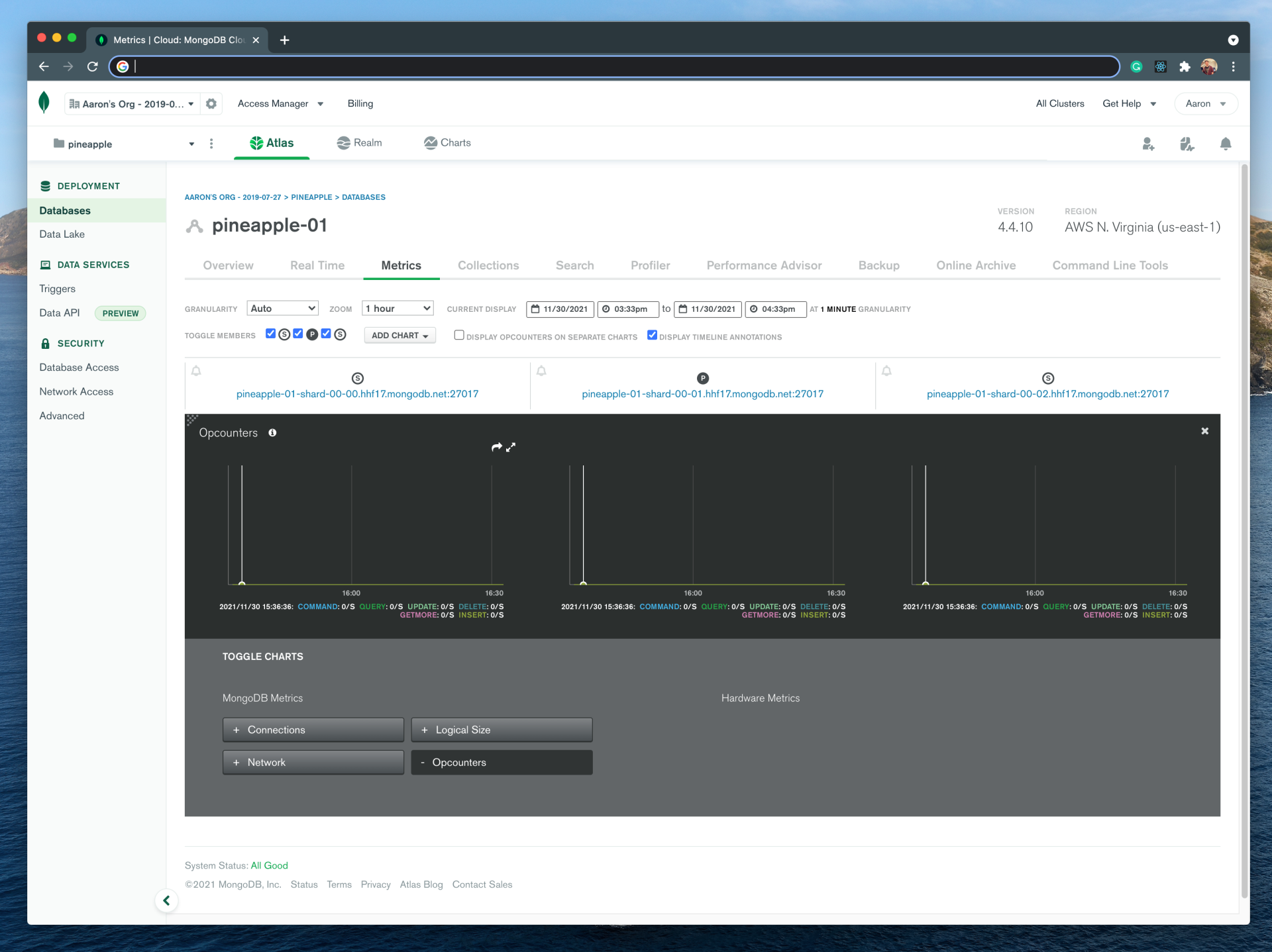 Monitor MongoDB performance with New Relic I/O | New Relic