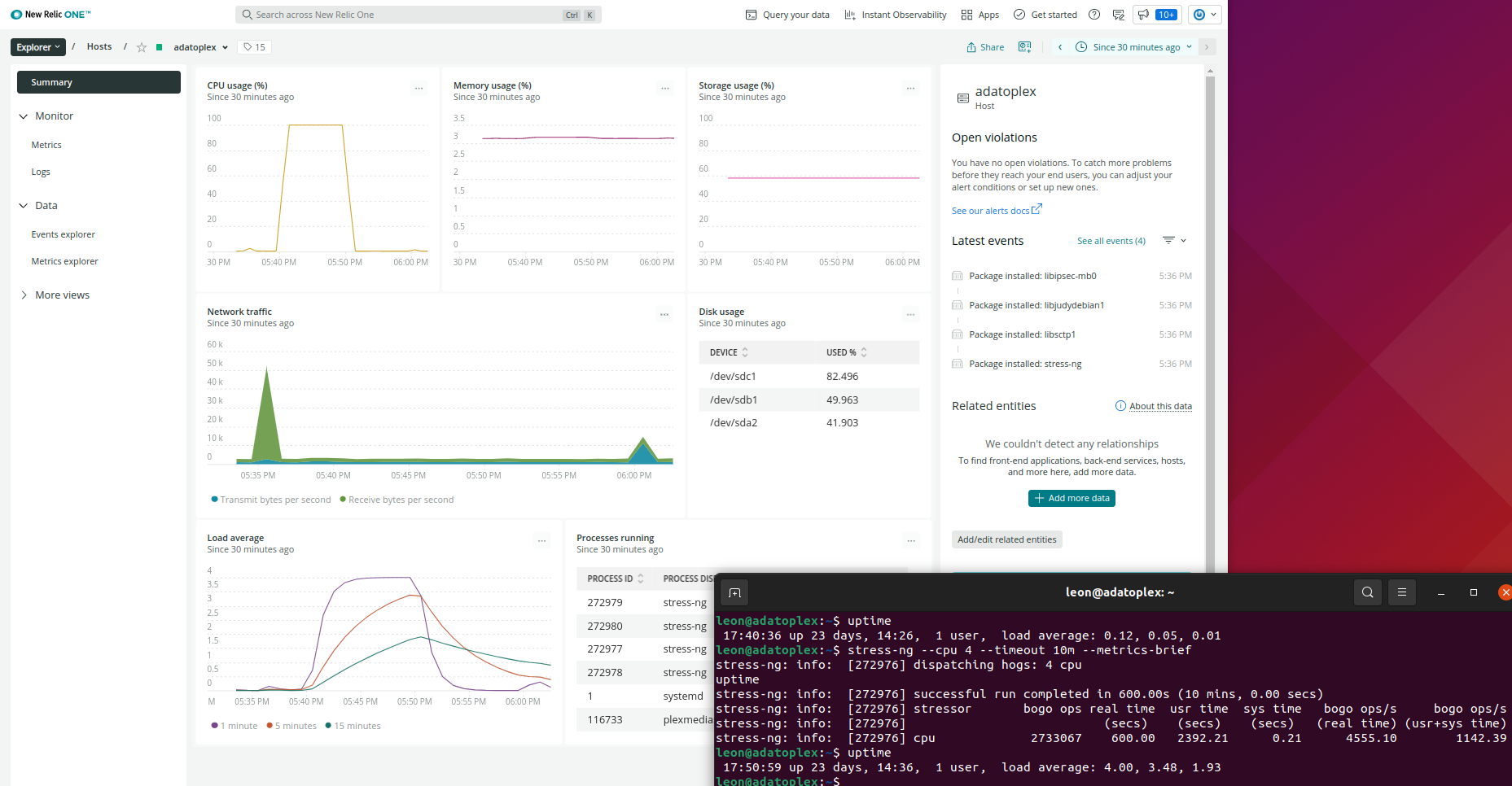 Absolutely simple infrastructure monitoring | New Relic