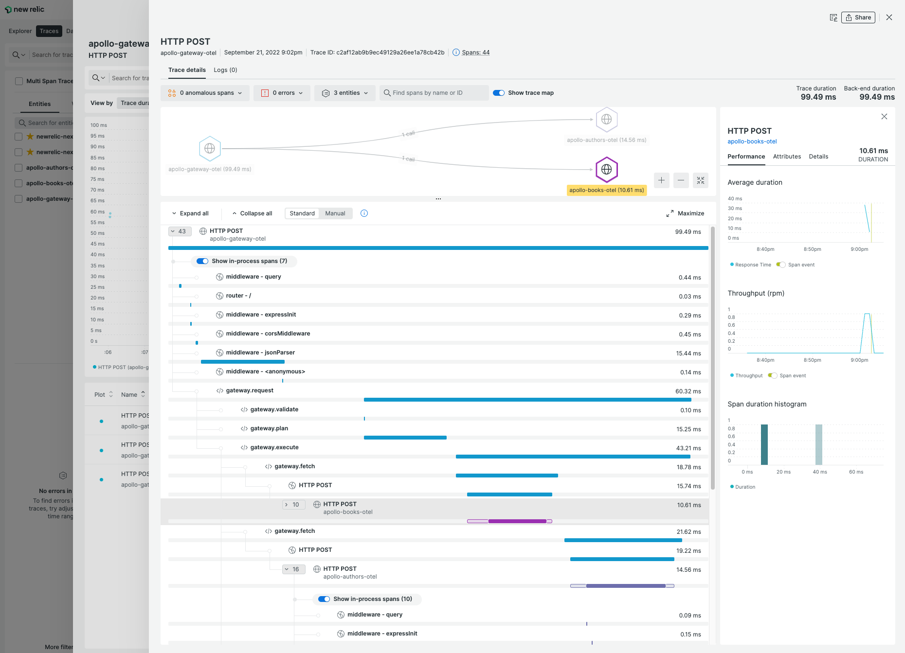 Monitor Apollo Server with OpenTelemetry | New Relic