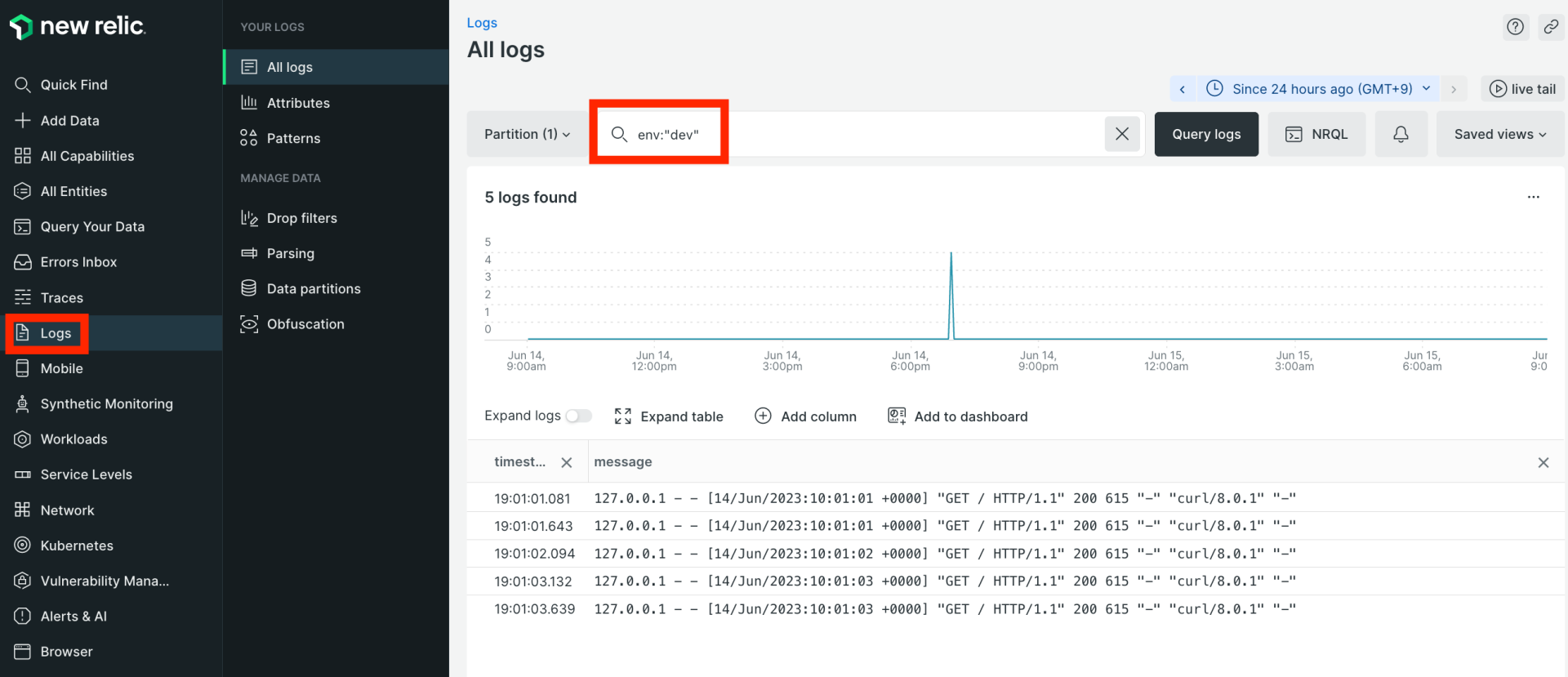 ファーストステップガイド NewRelic Logs セットアップの流れ | New Relic