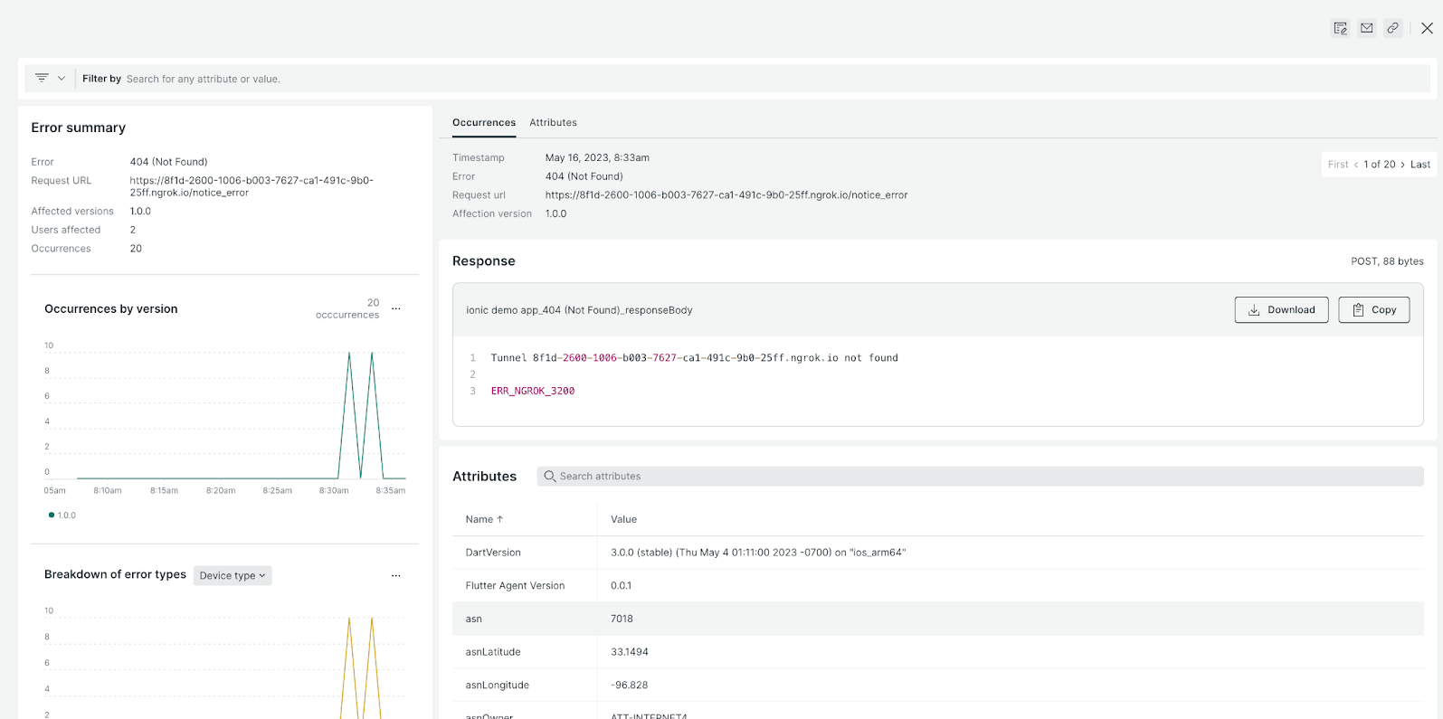 Flutter Mobile app monitoring | New Relic