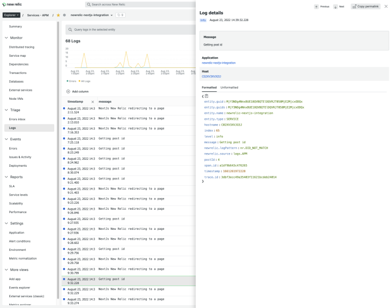 How to Monitor a Next.js Application | New Relic