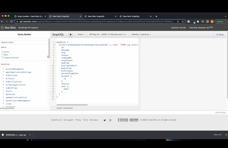 Historical Data Exports and Streaming Data Exports | New Relic