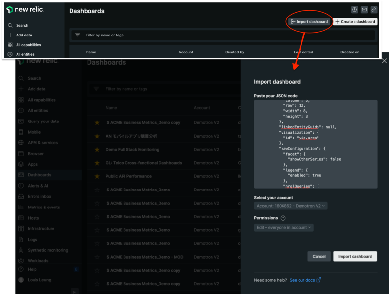 Dashboard Customization Options | New Relic