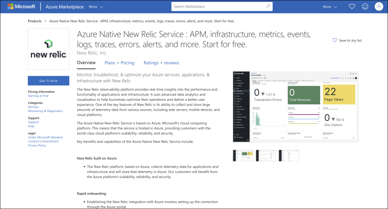 Azure Native New Relic Service Now Generally Available | New Relic