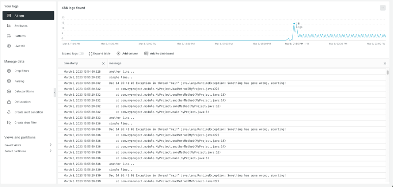 Multiline Logs with Custom Fluent Bit Config | New Relic