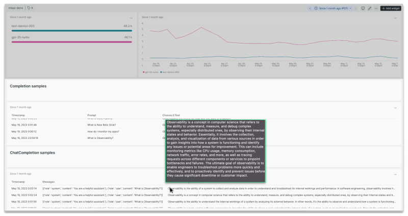 Monitor OpenAI GPT Application Usage | New Relic