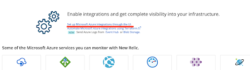 New Relic によるAzure 統合 | New Relic