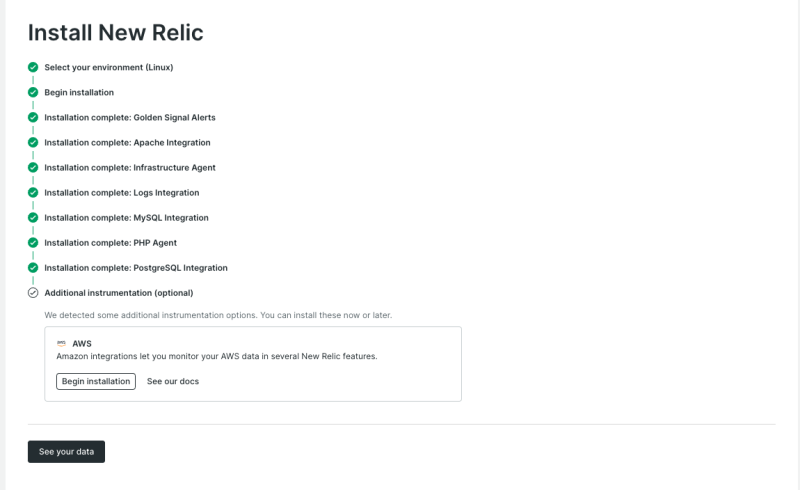 ファーストステップガイド Infrastructure 導入 | New Relic