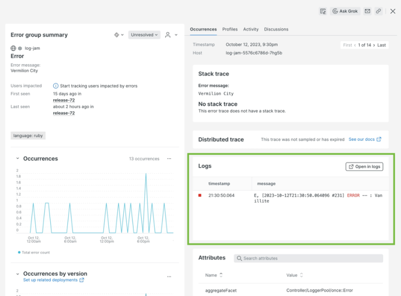 Logs to the rescue | New Relic