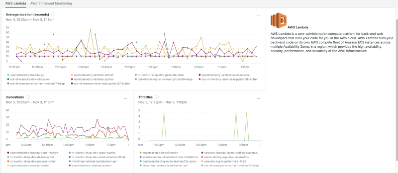 AWS Lambda Infrastructure | New Relic