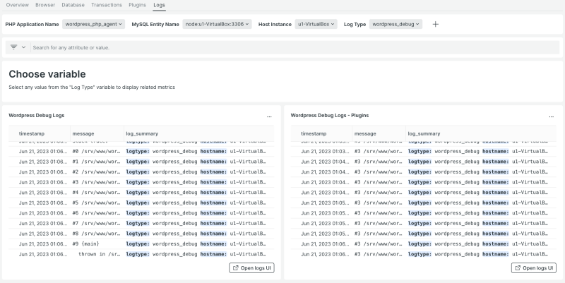 WordPress Full Stack | New Relic