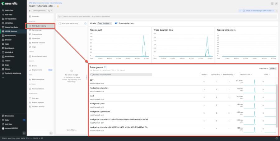 Opentelemetry For Full Stack Javascript New Relic 9177