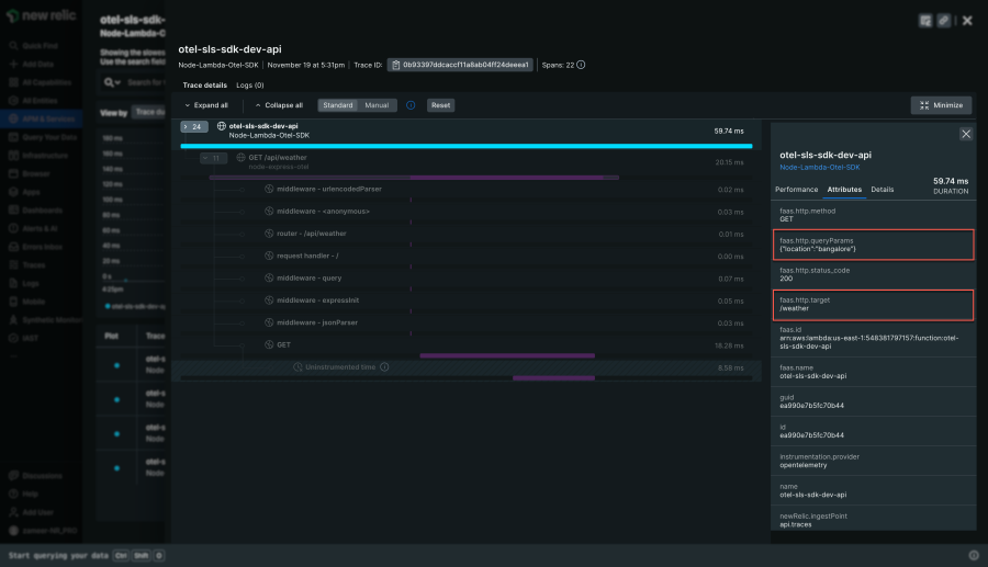 Instrumenting Aws Lambda Functions With Opentelemetry Sdks New Relic 9229