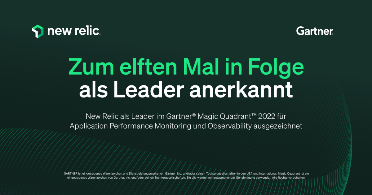 New Relic Leader im Gartner Magic Quadrant 2023 | New Relic