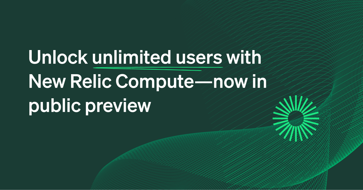 New Relic Compute Data Sheet | New Relic